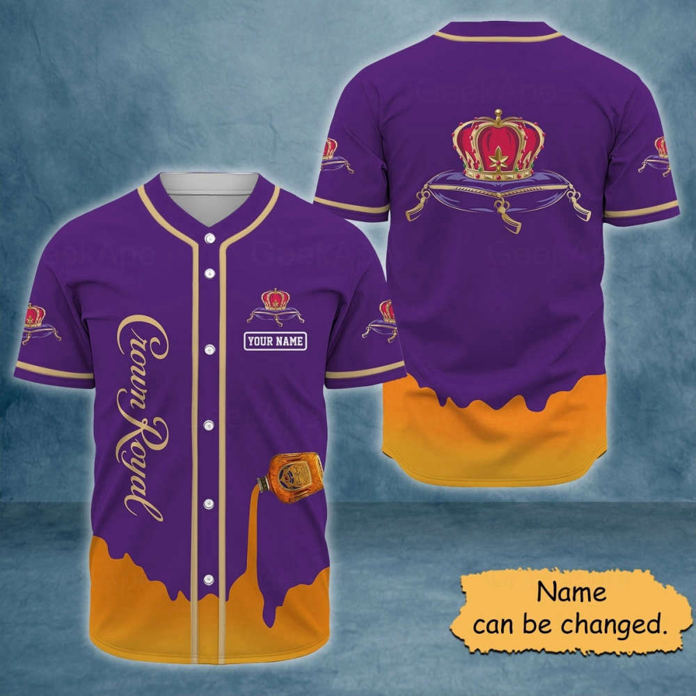Crown Royal Baseball Jersey - Aopprinter