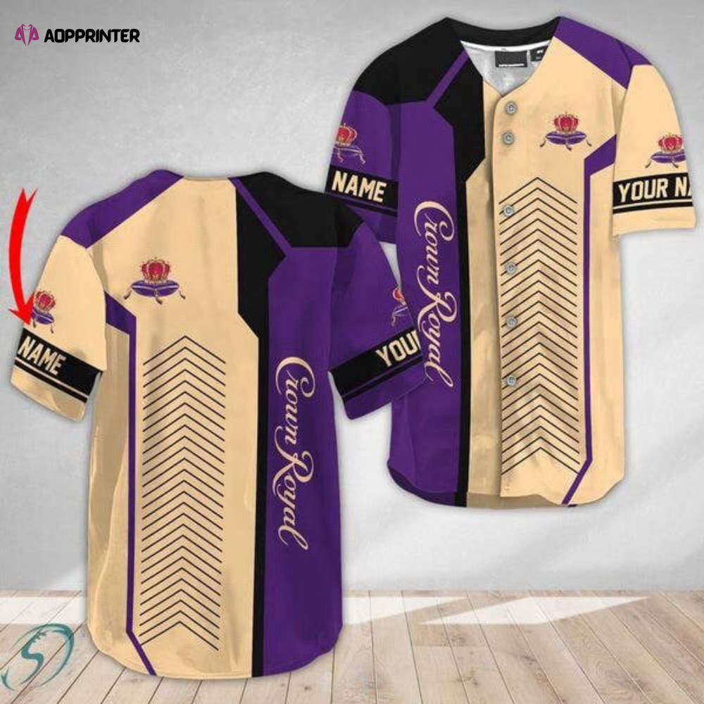 Crown Royal Baseball Jersey - Aopprinter