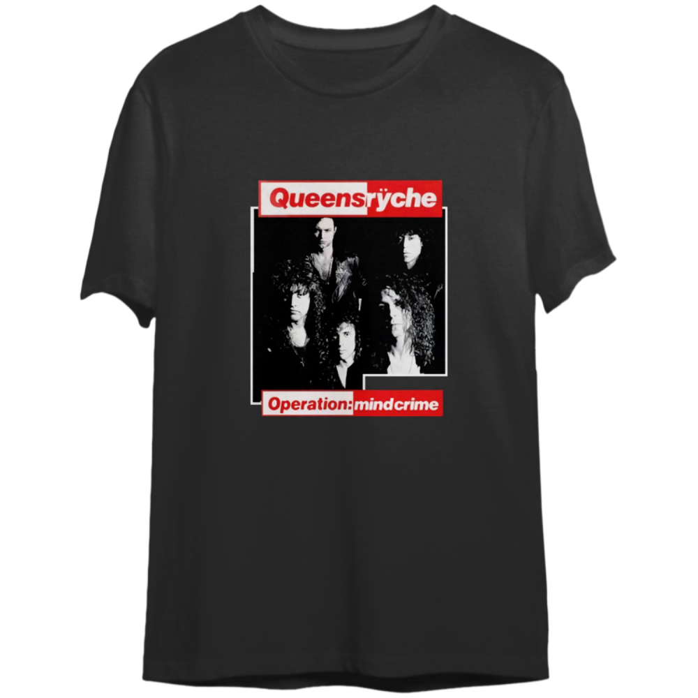 Queensryche 1988 Operation Mindcrime Tour Shirt Aopprinter