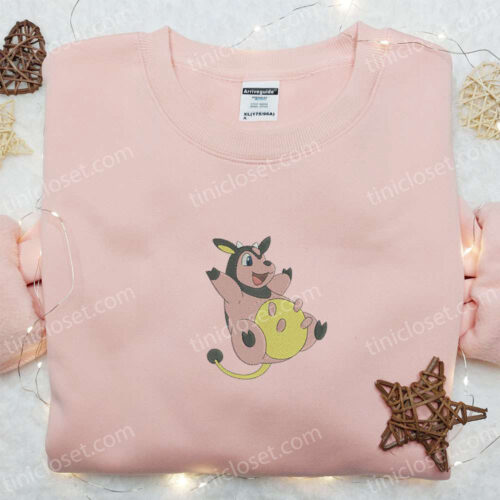 Miltank Pokemon Embroidered Shirt & Anime Hoodie - Perfect Gift Idea ...