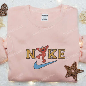 Nike x Elmo Embroidered Sweatshirt: Sesame Street Cartoon Shirt Perfect ...