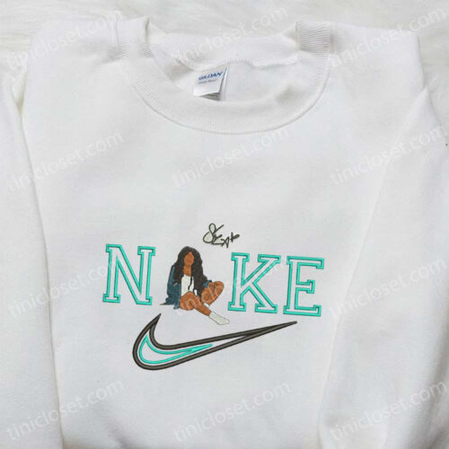 SZA x Nike Celebrity Embroidered Shirt: Custom T-shirt Perfect Family ...